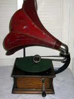 Standard Talking Machine Model A with records for sale