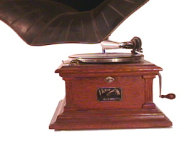 Victor Talking Machine for sale, with outside horn model identification
